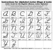 Play Alphabet Bingo and Lotto with Cursive Letters – Work/Life English