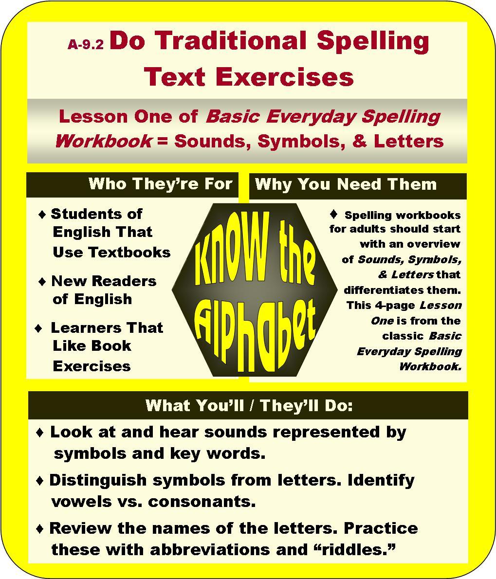 A-09.2 Do Traditional Student Text Exercises – Work/Life English