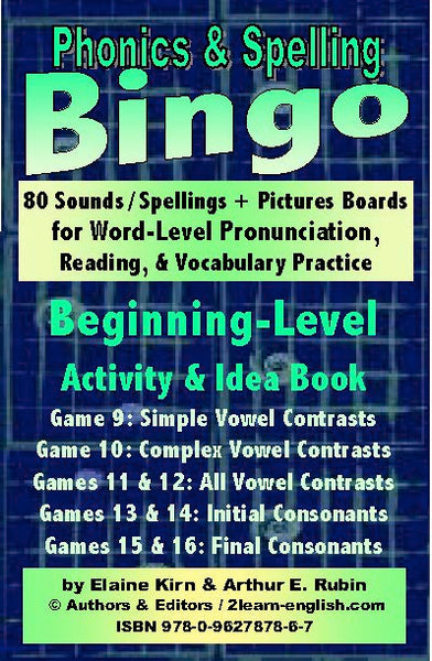 B. Phonics Bingo Level 2 = Beginning + Activities & Ideas Book (Di ...